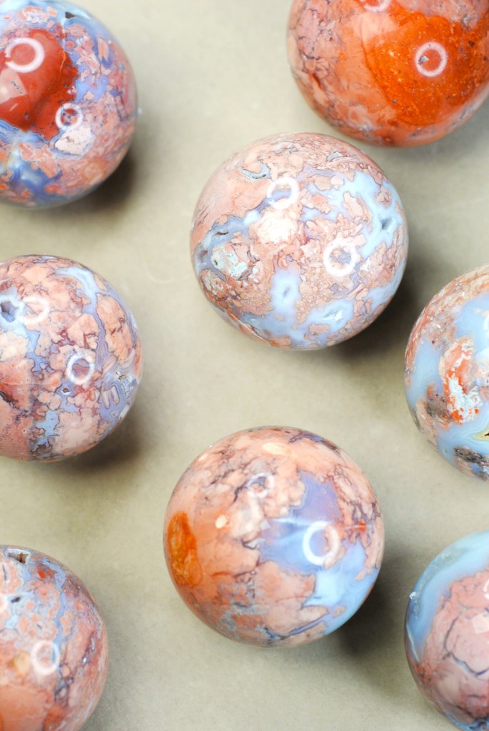 Agate, Pink lace Sphere - Spheres & Balls - Formed Stones - Crystals ...